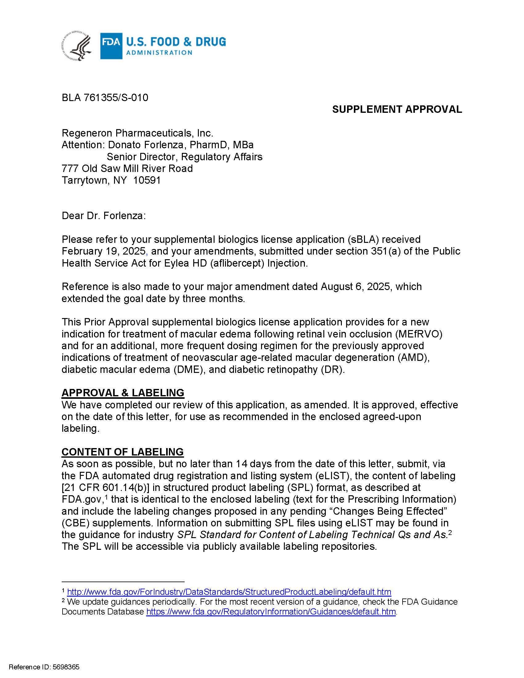 Mechanism of Action l EYLEA HD® (aflibercept) Injection